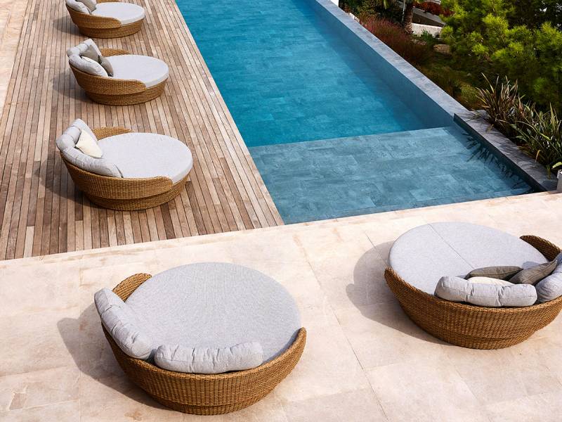 Cane-line Ocean Large Daybed, Cane-line Flat Weave, Natural ...