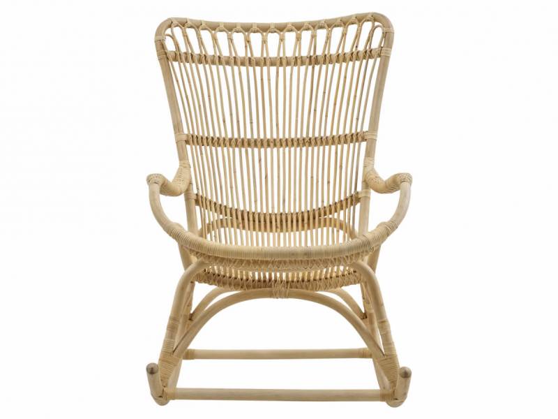Sika Design Monet Rattan Schaukelstuhl - Rattan Natural - Gartenmöbel ...