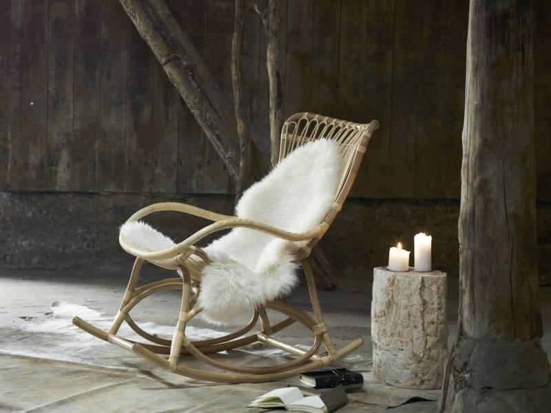 Sika Design Monet Rattan Schaukelstuhl - Rattan Natural - Gartenmöbel ...